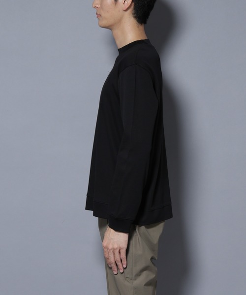 セール】「FORMAL JERSEY」モックネックカットソー長袖（Tシャツ