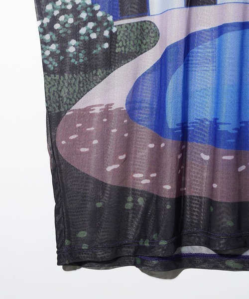 X-girl（エックスガール）の「X-girl x HIROSHI NAGAI MESH DRESS（ワンピース）」 - WEAR