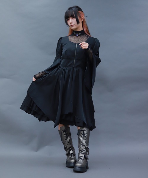 【セール】フレアスリーブイレヘムワンピース（ワンピース）｜NIBBLE POISON（ニブルポイズン）のファッション通販 - ZOZOTOWN