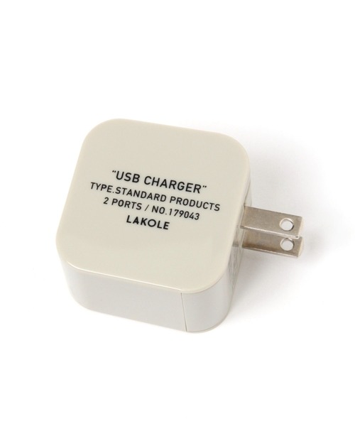 LAKOLE（ラコレ）の「2ポートACアダプター[USB-A] / 347359（スマホグッズ）」 - WEAR