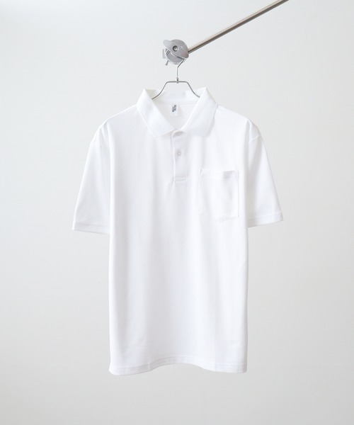 BEES BEAM（ビーズビーム）の「BEES BEAM ｱｸﾃｨﾌﾞﾎﾟﾛｼｬﾂ(ﾎﾟｹｯﾄ付)（ポロシャツ）」 - WEAR