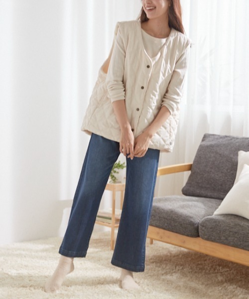 GUNZE（グンゼ）の「UCHI-COLLE/ウチコレ あったか中綿 ルームベスト（ルームウェア/パジャマ）」 - WEAR