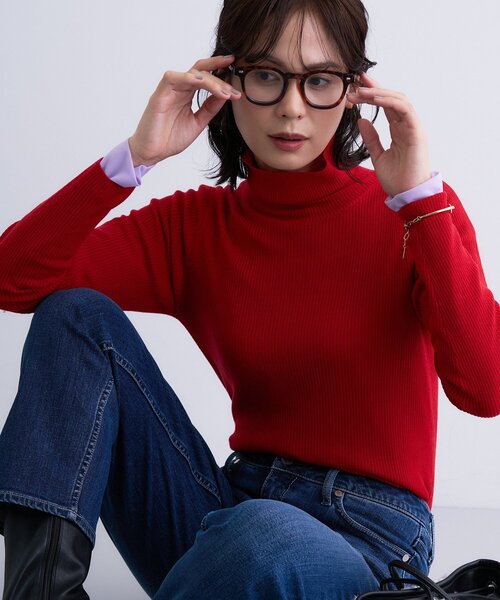 INDIVI（インディヴィ）の「【洗える／毛玉になりにくい】エクストラ