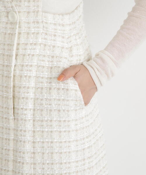 ◇ループツイードジャンバースカート（ワンピース）｜PINKY&DIANNE