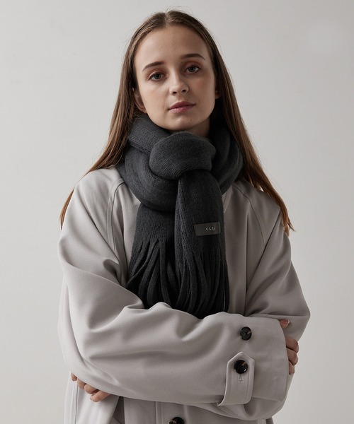 CLEL（クレイル）の「【CLEL】Volume Loose Muffler/ボリュームルーズマフラー（マフラー）」 - WEAR