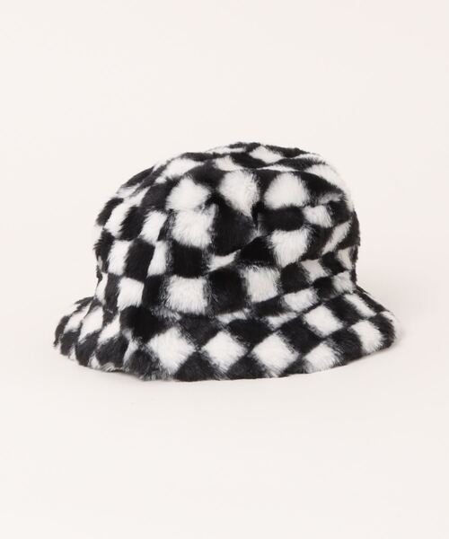 yield（イールド）の「【PixyPlanet】Check Fur Hat（チェックファーハット） （キッズ/子供用） PCN-M35059 ...