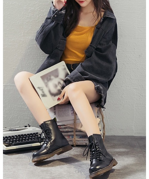 Burner（バーナー）の「【OKUOKU Recommend Select】 レースアップ ブーツ oku-shoes ...