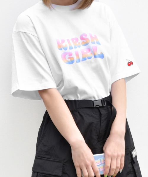 KIRSH（キルシー）の「KIRSH GIRL GRADATION LOGO T-SHIRTS/グラデーションロゴプリントTシャツOG（T ...