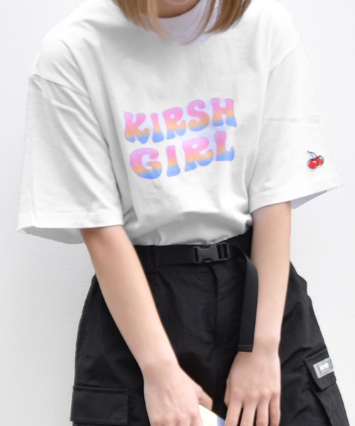 KIRSH（キルシー）の「KIRSH GIRL GRADATION LOGO T-SHIRTS/グラデーションロゴプリントTシャツOG（T ...