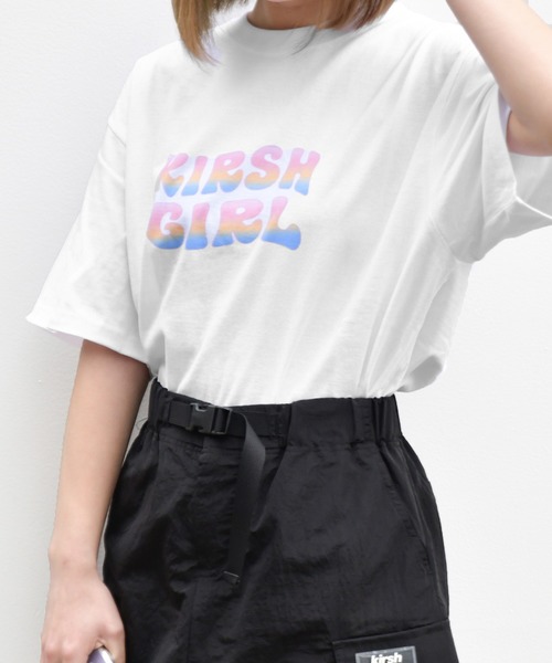 KIRSH（キルシー）の「KIRSH GIRL GRADATION LOGO T-SHIRTS/グラデーションロゴプリントTシャツOG（T ...