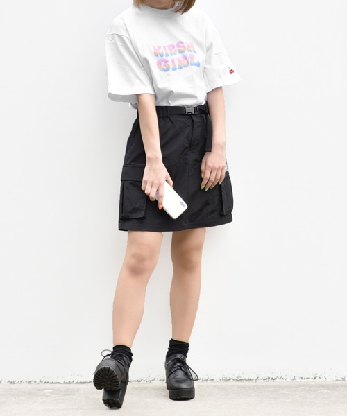KIRSH（キルシー）の「KIRSH GIRL GRADATION LOGO T-SHIRTS/グラデーションロゴプリントTシャツOG（T ...