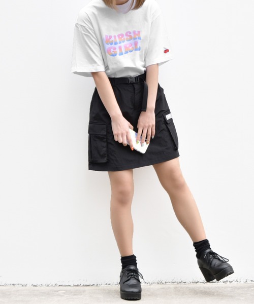 KIRSH（キルシー）の「KIRSH GIRL GRADATION LOGO T-SHIRTS/グラデーションロゴプリントTシャツOG（T ...