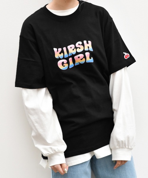 KIRSH（キルシー）の「KIRSH GIRL GRADATION LOGO T-SHIRTS/グラデーションロゴプリントTシャツOG（T ...