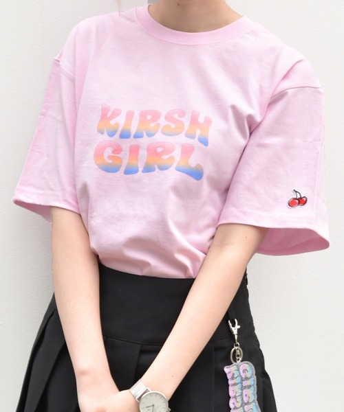 KIRSH（キルシー）の「KIRSH GIRL GRADATION LOGO T-SHIRTS/グラデーションロゴプリントTシャツOG（T ...