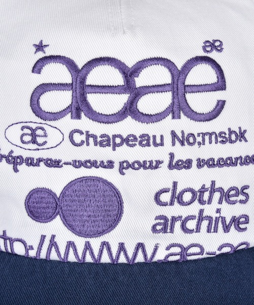 aeae（エーイーエーイー）の「Web Logo Mesh Cap（キャップ）」 - WEAR