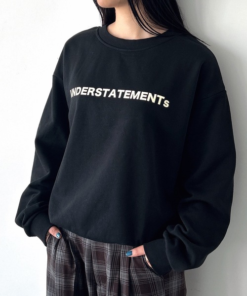 UNDERSTATEMENTs（アンダーステイトメント）の「【ユニセックス】ロゴベーシックスウェット（スウェット）」 - WEAR