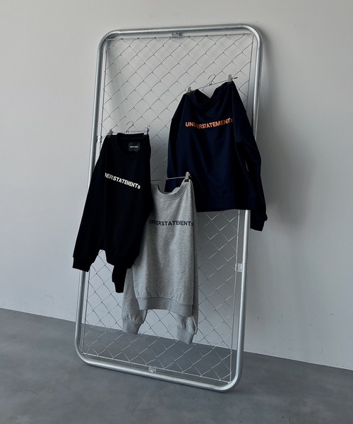 UNDERSTATEMENTs（アンダーステイトメント）の「【ユニセックス】ロゴベーシックスウェット（スウェット）」 - WEAR