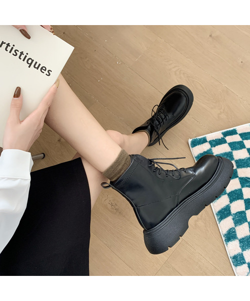 【セール】【OKUOKU 0909】 レースアップブーツ oku-shoes-656389992820-38 U（ブーツ）｜Burner ...