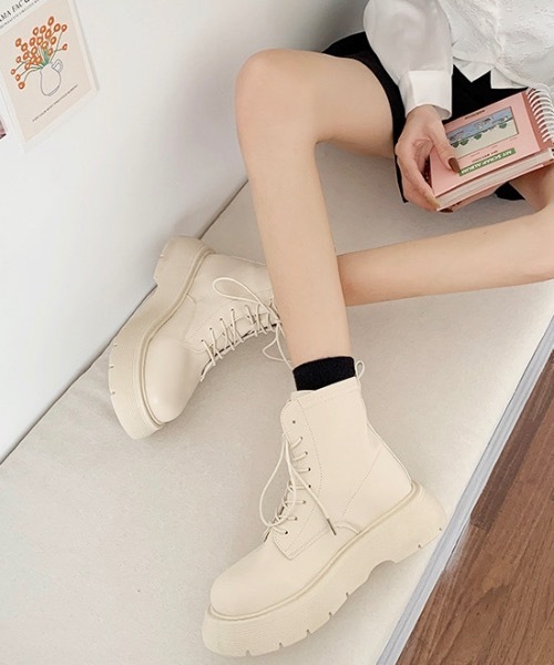 【セール】【OKUOKU 0909】 レースアップブーツ oku-shoes-656389992820-38 U（ブーツ）｜Burner ...