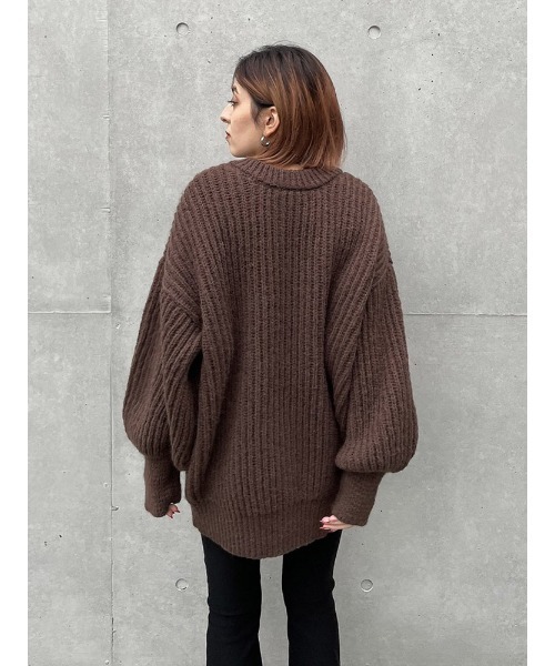 ENVYM（アンビー）の「2WAYオーバーニットカーデ（カーディガン/ボレロ）」 - WEAR