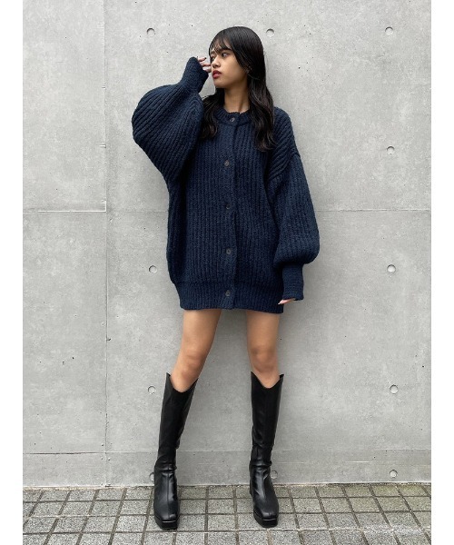 ENVYM（アンビー）の「2WAYオーバーニットカーデ（カーディガン/ボレロ）」 - WEAR