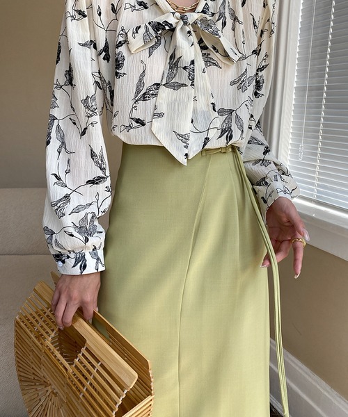 BANICO（バニコ）の「【BANICO】アシンメトリータックストレートスカート（スカート）」 - WEAR