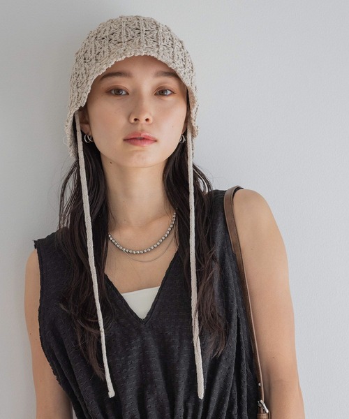 JEANASIS（ジーナシス）の「ヒモツキスカシアミHAT/321244（ハット）」 - WEAR