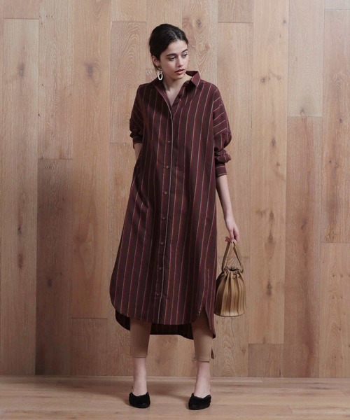 OandI（オーアンドアイ）の「ロングシャツワンピース（シャツワンピース）」 - WEAR