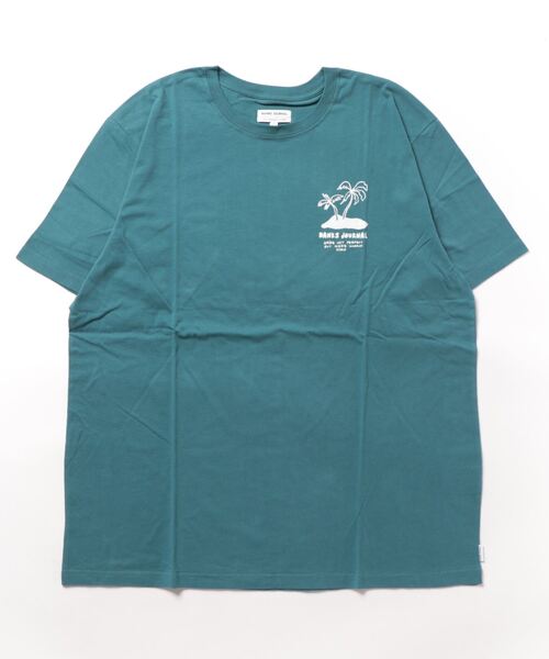 【セール】DESIGN TEE/BANKS(バンクス)スタンダードフィットサーフデザイン半袖バックプリントTシャツ（Tシャツ/カットソー ...