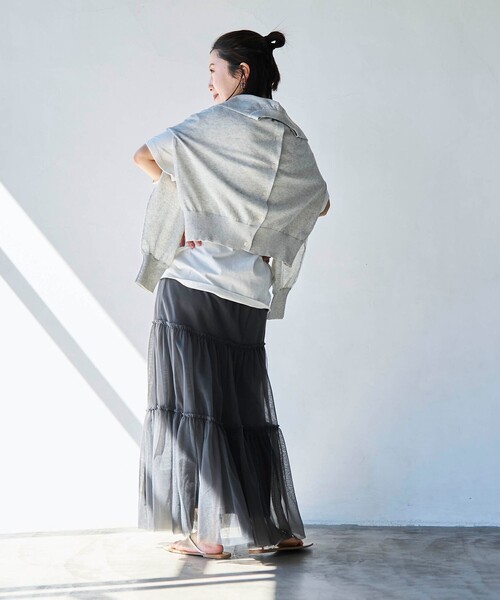 coen（コーエン）の「2WAYチュールティアードスカート（スカート）」 - WEAR