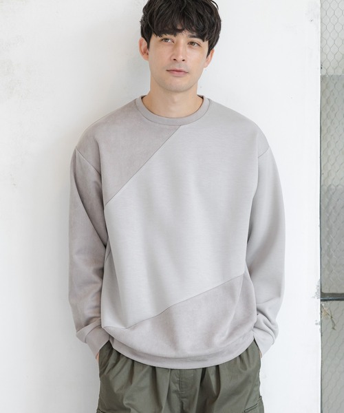 LAKOLE（ラコレ）の「切替スエードプルオーバー / 140624（Tシャツ/カットソー）」 - WEAR