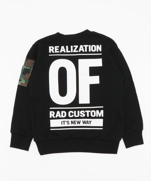RAD CUSTOM（ラッドカスタム）の「RAD CUSTOM/柄 切り替え ロゴ トレーナー（スウェット）」 - WEAR