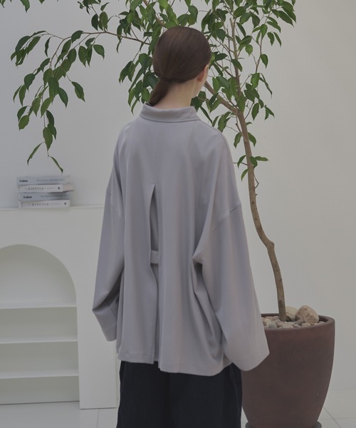 shiki tokyo（シキトウキョウ）の「Oversized Toromi Double Sleeve Shirt / オーバーサイズトロミ ...