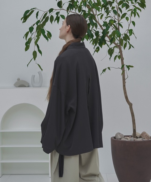 shiki tokyo（シキトウキョウ）の「Oversized Toromi Double Sleeve Shirt / オーバーサイズトロミ ...
