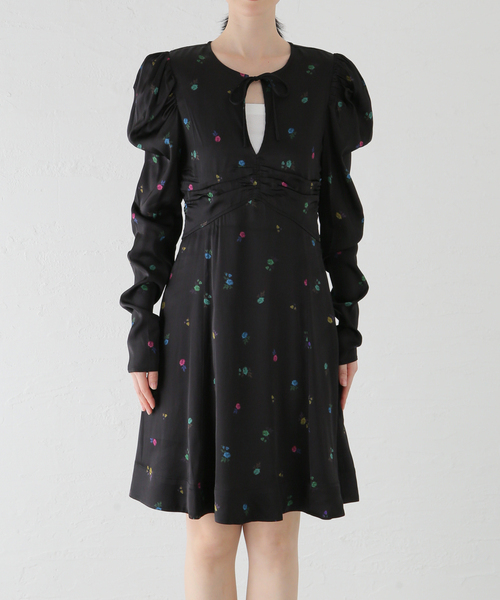 Oriens JOURNAL STANDARD（オリエンス ジャーナルスタンダード）の「【GANNI】Printed Satin Long ...