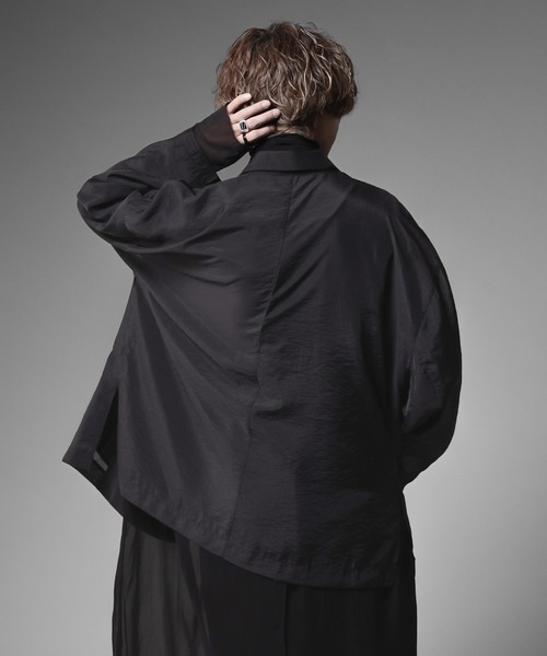 favclo.（ファブクロ）の「RELAXY SLIT SHEER JACKET／リラクシースリットシアージャケット（テーラードジャケット）」 - WEAR