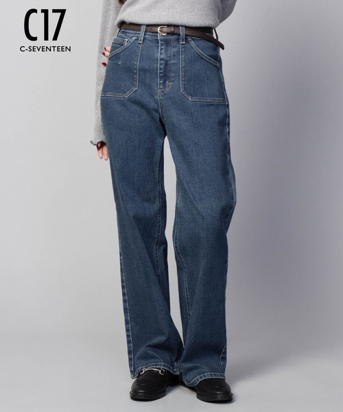 EDWIN（エドウィン）の「C17 BAKER POCKET WIDEデニム（デニムパンツ）」 - WEAR