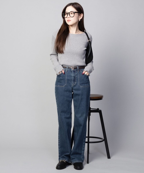 EDWIN（エドウィン）の「C17 BAKER POCKET WIDEデニム（デニムパンツ）」 - WEAR