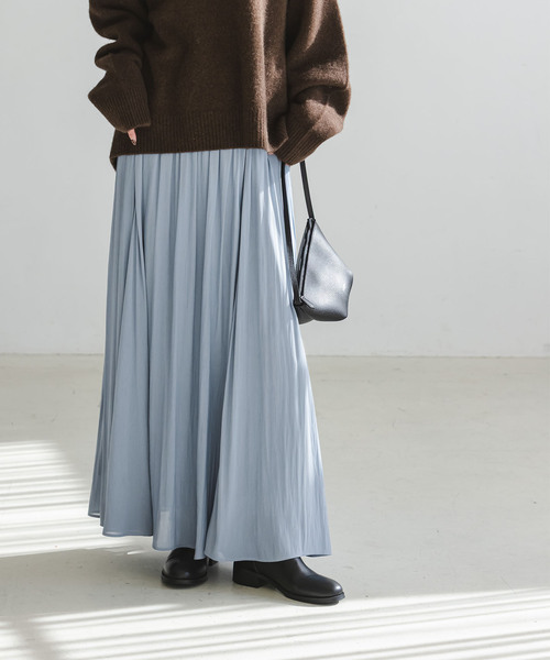 セール】割線シフォンギャザースカート（スカート）｜NOBLE（ノーブル