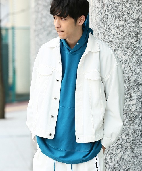 Junred(ジュンレッド)の「ビッグシルエットデニムジャケット(デニムジャケット)」 Wear