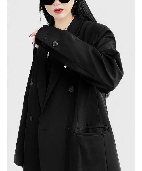 LVEU.（ラブユ.）の「Back slit long chester coat / バックスリットロングチェスターコート(Ai select ...