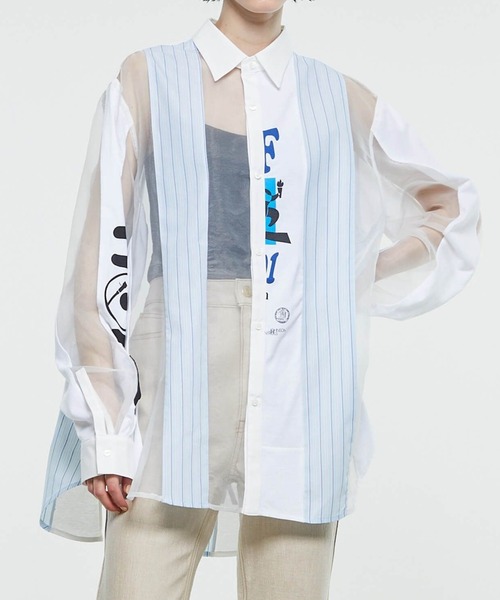 【SRUE/スリュー】ストライプシャツ（シャツ/ブラウス）｜SRUE（スリュー）のファッション通販 - ZOZOTOWN