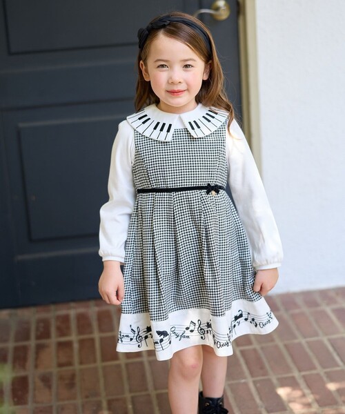 any Fam（エニィファム）の「モノトーン音符ジャンパースカート（スカート）」 - WEAR