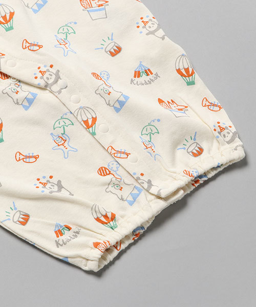 kladskap（クレードスコープ）の「アニマルサーカス柄2WAYカバーオール（ロンパース）」 - WEAR