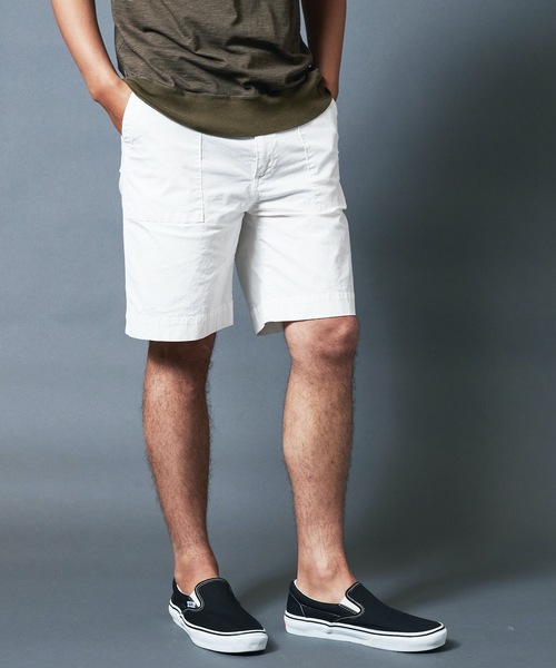 Magine（マージン）の「CTN RIPSTOP STRETCH FATIGUE SHORTS:コットン リップストップ ストレッチ ファ ...