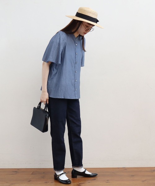 fig London（フィグロンドン）の「 cu/c rown flare BL（シャツ/ブラウス）」 - WEAR