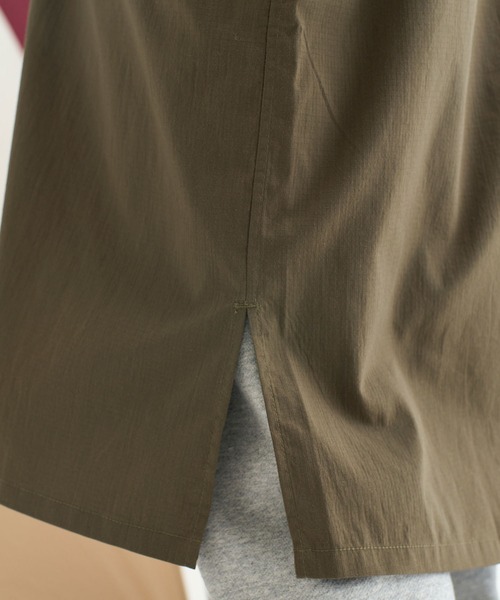 NANGA（ナンガ）の「TAKIBI RIPSTOP CAMP SHIRT DRESS/タキビリップストップキャンプシャツドレス（ワンピース）」 - WEAR