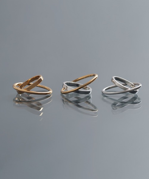YArKA（ヤーカ）の「【YArKA/ヤーカ】circle & oval overlap ring [luslep4] / 円と楕円の重なりリング（リング）」 - WEAR