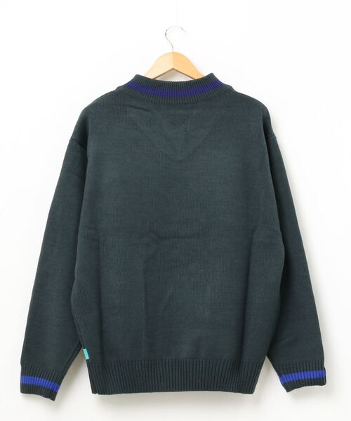 87mm（87mm）の「87MM V-NECK COLLEGE SWEATER / パルチルエムエム ブイネック カレッジセーター（ニット ...