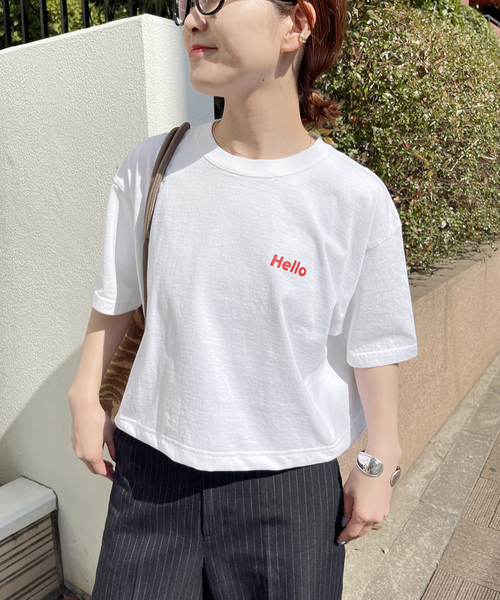 FUNG（ファング）の「【FUNG*Spick & Span】Cropped Tee（Tシャツ/カットソー）」 - WEAR